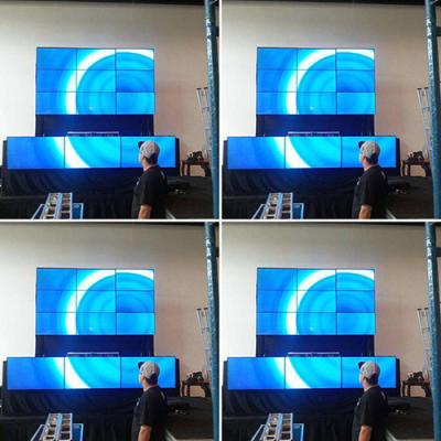 Κίνα Bezel 1.8mm πάτωμα που στέκεται την επιτροπή τοίχων 200W 55» 4x3 LCD προς πώληση