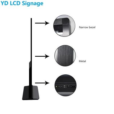 China Quiosque Ultrathin do tela táctil do LCD do suporte do assoalho sistema operacional de Android de 55 polegadas à venda
