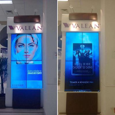 중국 HDMI 500 cd/m2 55 " 0.88 밀리미터 베젤 3X3 LCD 비디오 월 판매용