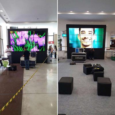 중국 삼성 패널 280W 1.7 밀리미터 베젤 500 NIT Lcd 비디오 디스플레이 판매용