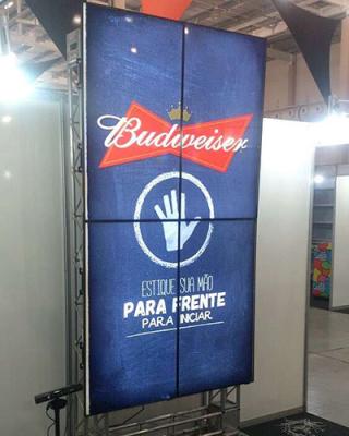 China Samsung 55“ 3.5mm 700cd/M2 Naadloze LCD Vertoning RS232 Te koop