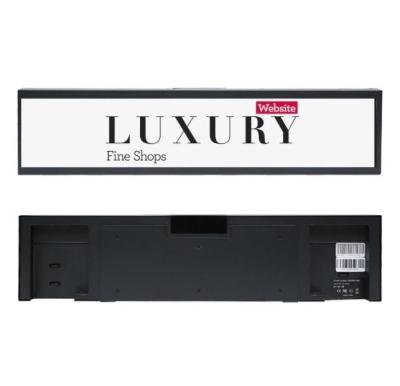 China Android LCD Stretched Bar Display Commercial Advertising Signage for Supermarket for sale