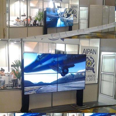 중국 55 " 4K 650 cd/m2 3x3 벽은 LCD 디스플레이 RS232를 탑재했습니다 판매용