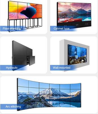 중국 유압식 지지와 원래 삼성 65 인치 HD 500 NIT LCD 비디오 월 판매용