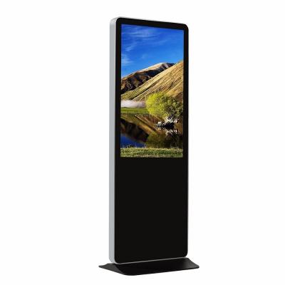China 49 Zoll-Boden, der LCD-Touch Screen Kiosk mit Fernprüfer steht zu verkaufen