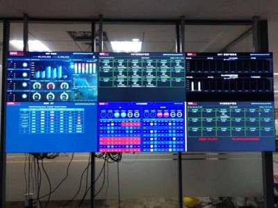 China parede video da polegada 3x3 250W Lcd da moldura 55 de 3.5mm com brilho de 350 lêndeas à venda