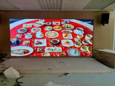 중국 실내 LCD 모니터 비디오 월 광고 방송 디스플레이 LG 패널 제어기 다중 화면은 신호를 했습니다 판매용