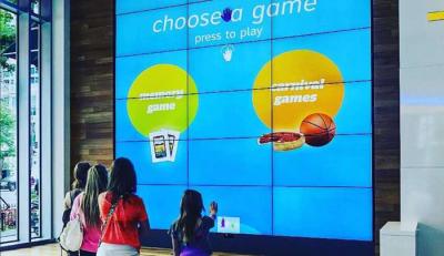 China Brilho video original das lêndeas da parede 300 da polegada 2x3 Lcd de Samsung 55 com moldura de 1.7mm à venda