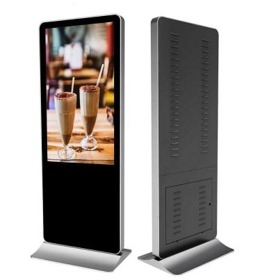 China 55in Innen-4G Wifi Steuer-LCD-Touch Screen Kiosk mit Gestalt in den Sprechern zu verkaufen
