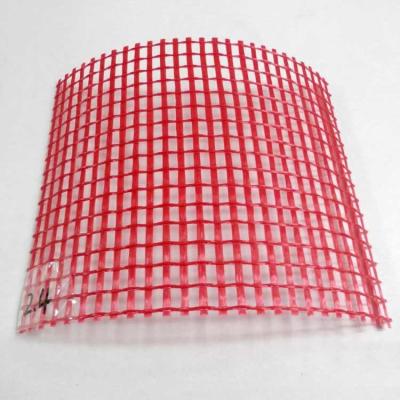 China Laminated Transformer Raw Material Red Square Fiberglass Screen Mesh for sale
