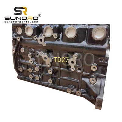 China For Nissan TD27 Construction Machinery Diesel Engine Bare Cylinder Body and Short Cylinder Body for sale