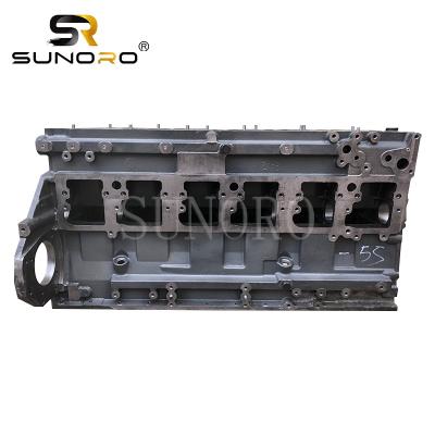 China 6D125-5 Engine Cylinder Block 6150-21-11103 6150-211-1102 6151-21-1101 6150211103 6151-25-1301 Suitable for Komatsu Excavator for sale