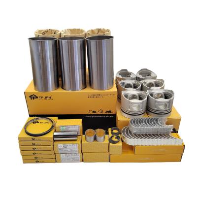 China SUNORO Original 6BG1 Engine Piston Cylinder Liner Kit Cylinder Head Gasket 6BG1-4 6BD1 Isuzu Complete Cylinder Liner Kit for sale