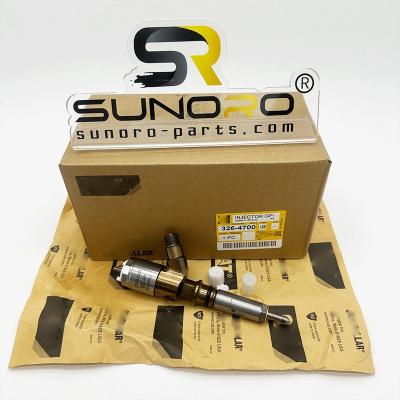 China SUNORO Excavator Parts  E320D E323 E324 Fuel Injector C6.4 Engine Dredger Oil Nozzle 326-4700 for sale