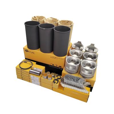 China 6HK1 Excavator Engine Cylinder Liner Kit Motor Overhaul Rebuild Kit Spare Parts Replacement Isuzu 4HK1 4BG1 6BG1Pisto for sale