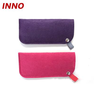 China D019 Manufacturer Wholesale Inno Environmental Protection High Quality Simple Felt Pouch for Optical Glasses for sale