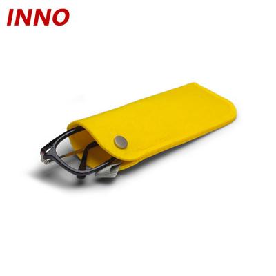 China D019 Factory Direct Supplying Inno Eco-Friendly Solid Color High Quality Felt Glasses Bag for sale