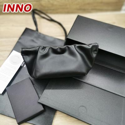 China Inno R021 Manufacturer Wholesale Eco-Friendly Soft PU Leather Cosmetic Bag Kits, Free Custom Logo for sale