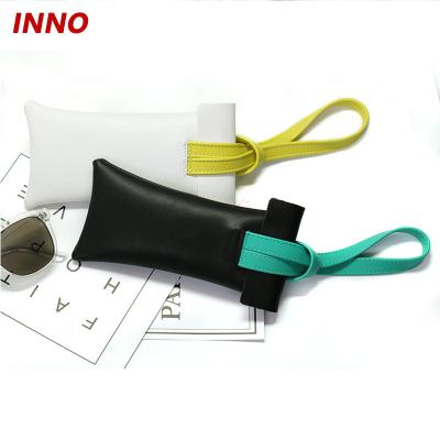 China Creative and Simple Glasses Pouch; Hanging Leather Sunglasses Pouch for sale