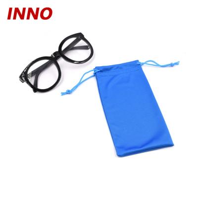 China D002 Manufacturer Wholesale Inno Environmental Protection Solid Colour Drawstring Microfiber Cloth Mobile Phone Pouch for sale