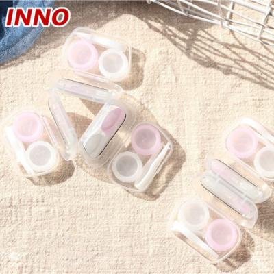 China Y071 China Top Hot Selling Inno Eco-Friendly Kj288 Ins Cartoon Pattern Contact Lens Case with Mirror for sale