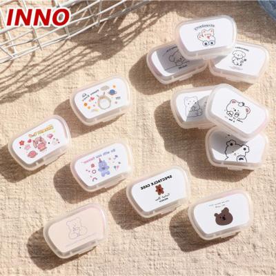 China Y071 Best Selling Inno Environmental Protection Kj288 Ins Simple Box with Mirror for Contact Lenses for sale