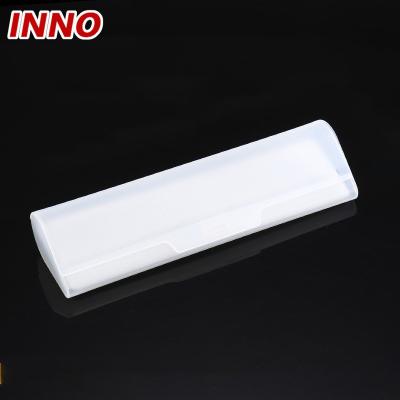 China Inno-S054 Factory Direct Selling Environmental Protection Simple Translucent Plastic Reading Glasses Box, Custom Logo for sale