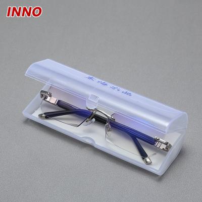 China Inno-S068 Manufacturer Direct Sell New Designer Pure Color Cheap Plastic Reading Glasses Box, Custom Logo Eco-Friendly for sale
