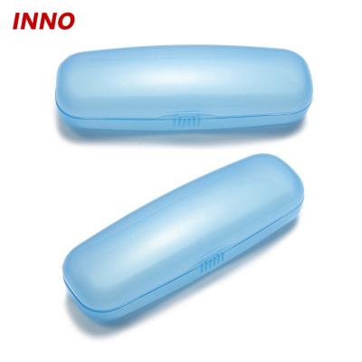 China Inno-S071 Manufacturer Direct Supply New Designer Pure Color Cheap Plastic Reading Glasses Case, Custom Logo for sale
