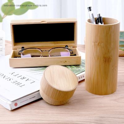 China Hot Sale Fashionable and Eco-Friendly, Customized Hard Bamboo Case for Reading Glasses and Sunglasses for sale