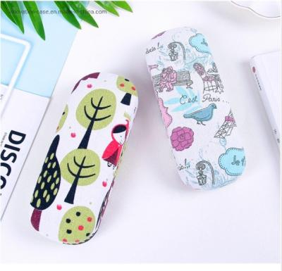 China Fresh, Cute and Light Linen Cloth Glasses Case for Kids; Colorful Cartoon Eyewear Case for sale