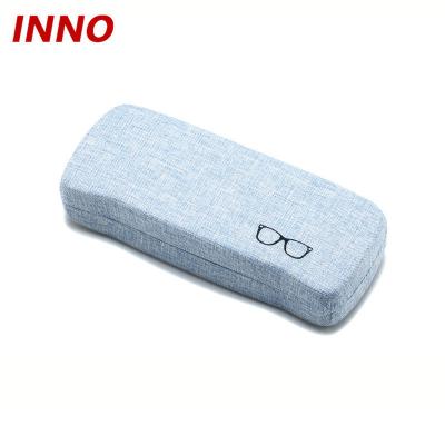 China Inno-T108 Manufacturer Direct Supplying Pressure Resistant Linen Surface Iron Case with Customizable Logo for Spectacle for sale