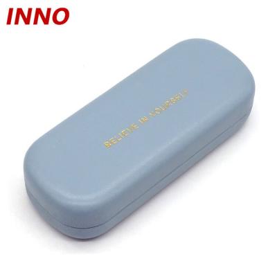 China Inno-T109 Factory Direct Supplying Macaroon Colour PU Leather Metal Eyewear Case with Customizable Logo Eco-Friendly for sale