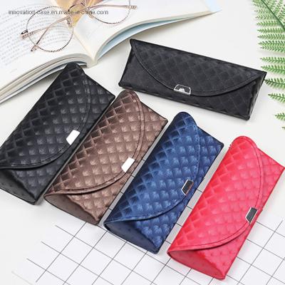 China Ah011 Factory Direct Selling Vintage and Artistic Striated Eyeglasses Soft Case for sale