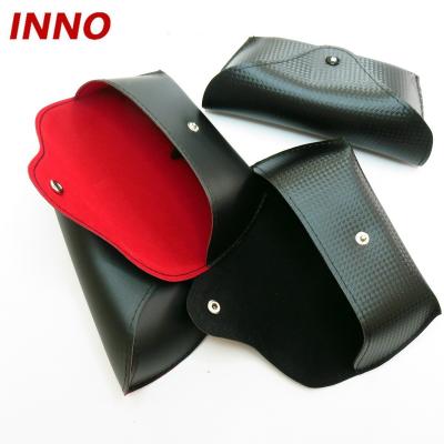 China Inno-R003 Manufacturer Direct Selling Eco-Friendly Simple and Creative Soft PU Leather Case for Sunglasses, Custom Logo for sale
