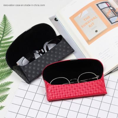 China Ah011 Manufacturer Direct Selling Braided Leather Protective Case for Reading Glasses and Sunglasses Case for sale
