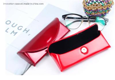 China Ah007 Fashionable, Noble and Brilliant Soft Leather Eyewear Case with Aluminium Housing and Flocking Liner for sale