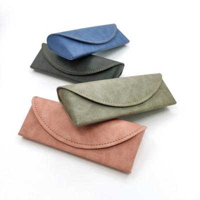 China Ah011 Manufacturer Direct Selling PU Leather Protective Case for Reading Glasses and Sunglasses Case for sale