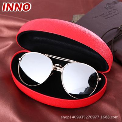 China Inno T182 Manufacturer Wholesale Environment Friendly Luxury Metallic Sunglasses Box, Free Custom Logo for sale