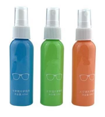 China Ap-046 Promotion Color Pet Optical Spray Liquid Lens Glasses Cleaner 60ml for sale