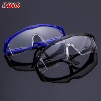 China Inno-Z008 Manufacturer Wholesale Cheap PC Lens Adjustable Industry Safety Goggle Protective Glasses Environmental Protection for sale