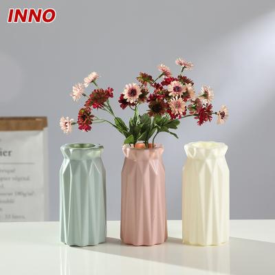 China Inno-As004 Nordic Style Environmental Protection Home Ornaments Plastic Vase for sale