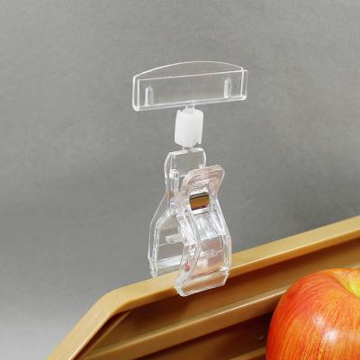 China as-501 Transparent Crystal Display Supplies Pop Advertising Display Clip for sale