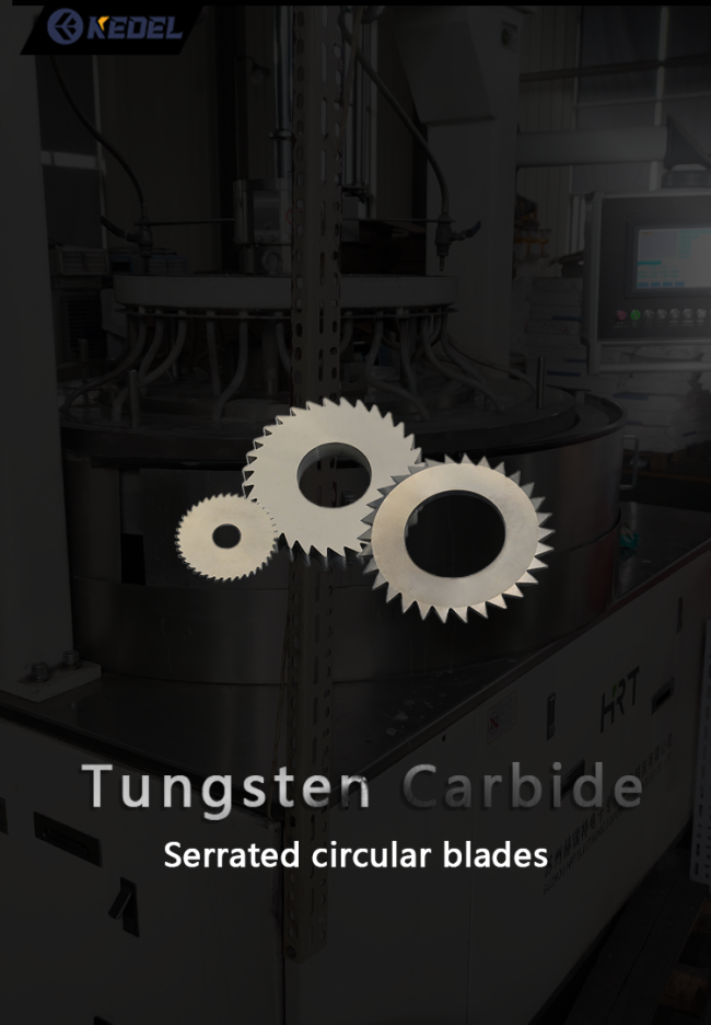 Circular saw blade close-up