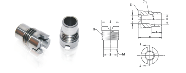 PDC Drill Bit Nozzle External Hexagon Alloy Nozzle