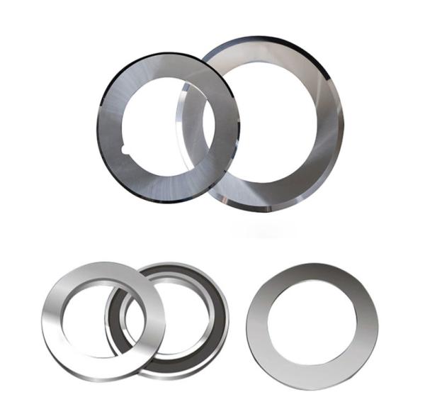Cemented Carbide Round Slitting Industrial Cutting Blade For Lithium Battery