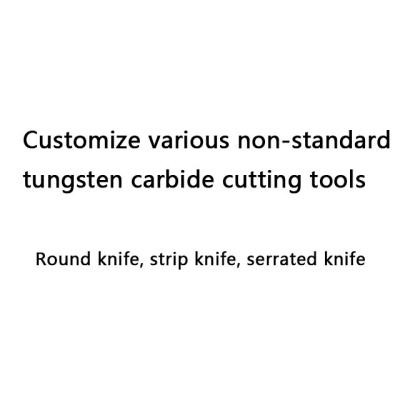 China 100% Carbide Powder Oval Slicing Knife Blade with Longer Cutting Life and Custom Size for Industrial Use for sale