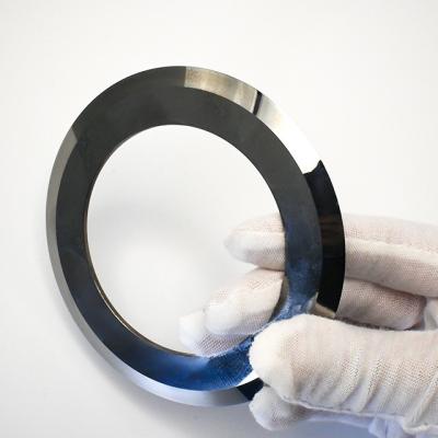 Cina Lamina circolare semicortice coltello circolare a metà tagliato lamina circolare circolare in carburo cementato lamina industriale circolare per macchine di taglio completo e a metà taglio in vendita