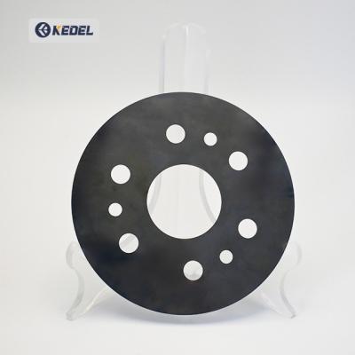 China Custom Size Cemented Tungsten Carbide Round Blade with Nine Hole for Die-Cutting Machines and Longer Cutting Life for sale