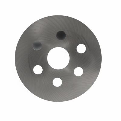 China Custom Size Cemented Tungsten Carbide Round Blade with Nine Hole for Die-Cutting Machines and Longer Cutting Life for sale